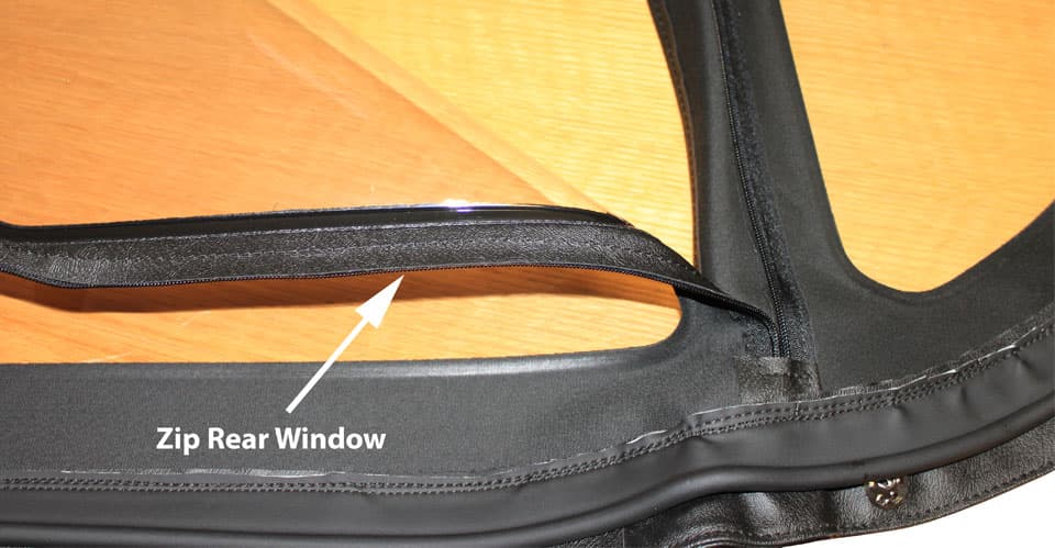 MGB Car Hood Hoods Soft Top Tops Roof Black Vinyl with Zip Rear Window ...