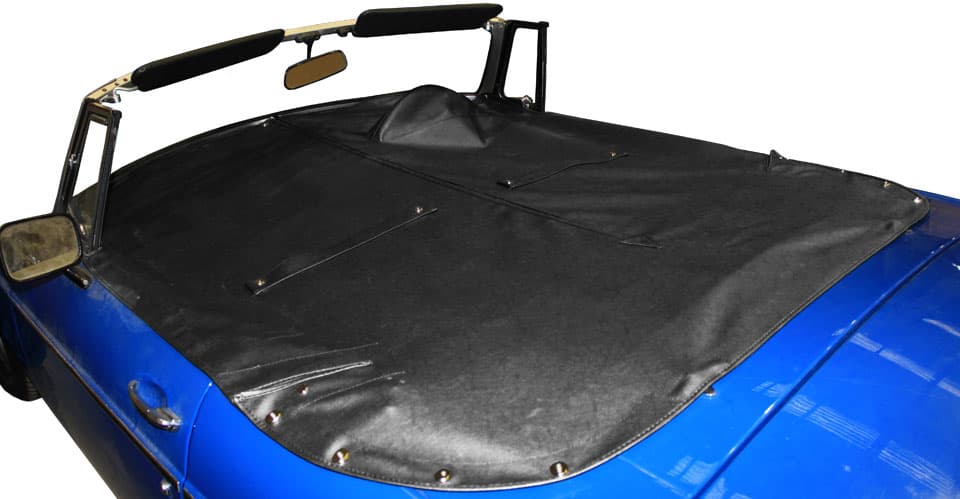MGB Tonneau Cover Black Vinyl 1974-1980 without Headrest Pockets | eBay